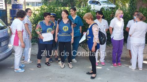 Protest la Spitalul Clinic de Boli Infectioase Constanța GALERIE FOTO VIDEO