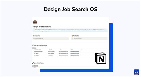 Design Job Search OS for Notion
