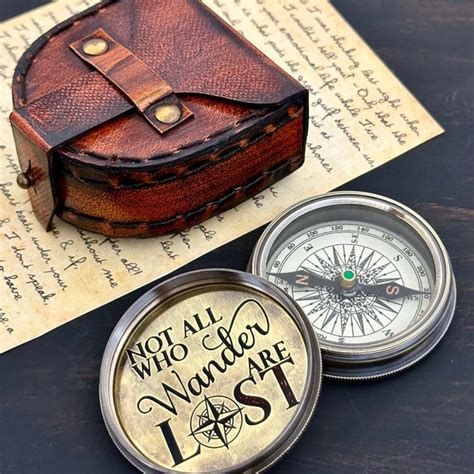 Brass Compass Etsy
