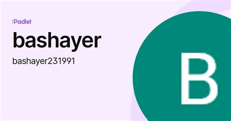 Bashayer Bashayer231991 Profile Padlet