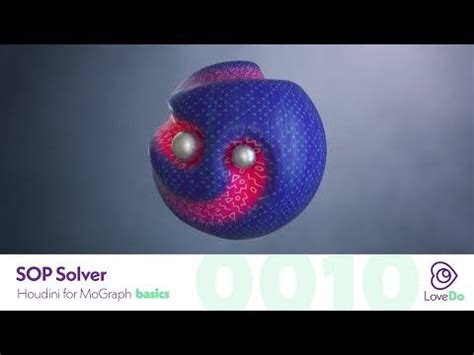 Sop Solver Houdini For Mograph Ep Youtube Houdini Learning