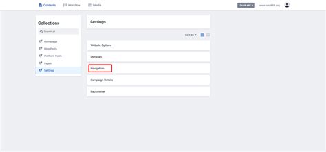 Now You Will Have The Ability To Create Your Navigation And The Order By Creating Navigation