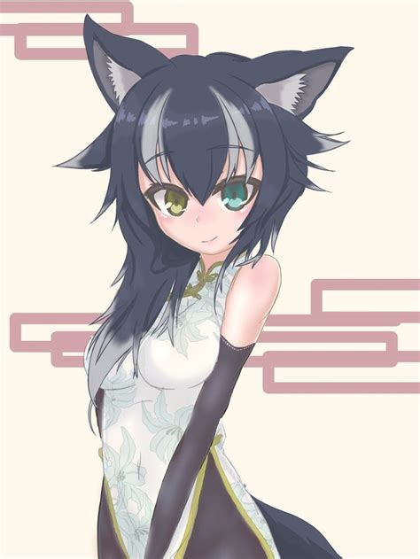 Kemono Friends Wolf Waifu Anime Wolf Girl Character Art Anime Wolf