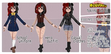 Bnha Oc Tokino Saito Reference Sheet  By Exhoedia On Deviantart