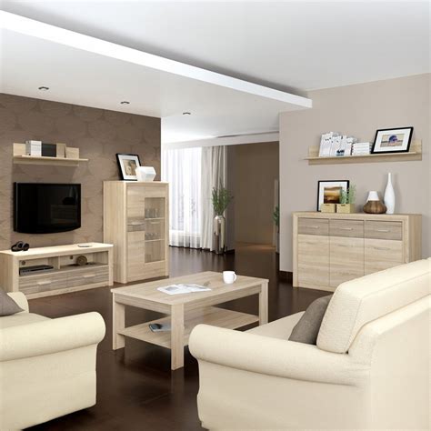 Lomadox Wohnwand Cork 131 6 St Lowboard Wandregale Highboard