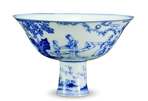 明代青花瑶台赏月图瓷锺 搜狐大视野 搜狐新闻