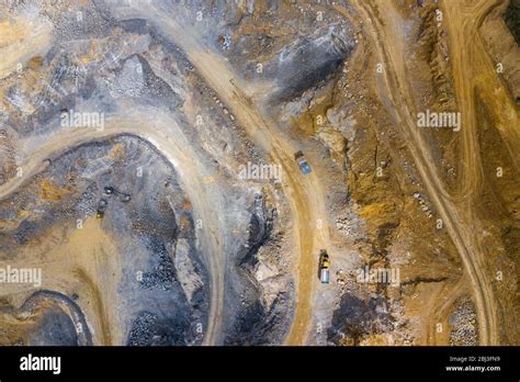 Exploitation Minière Par Le Dessus Terrasses Industrielles Sur La Mine
