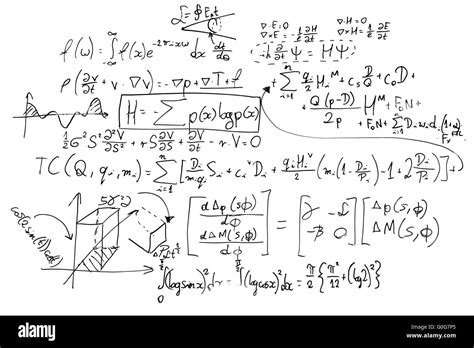 Komplexe Mathematische Formeln Auf Whiteboard Mathematik Und
