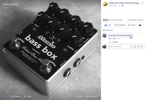 Atomic Amplifire Bass Box At Namm