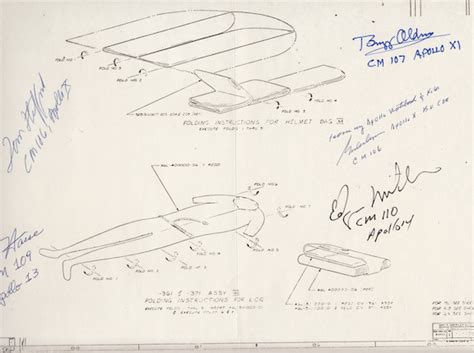 Bonhams Coopers Command Module Blueprint Film Stowage Ppks And More
