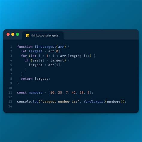 Thinkbix Technologies On Linkedin Codechallenge Thinkbix Javascript