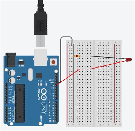 Como Criar Um Circuito Pisca Led No Tinkercad Com Blocos De Programação