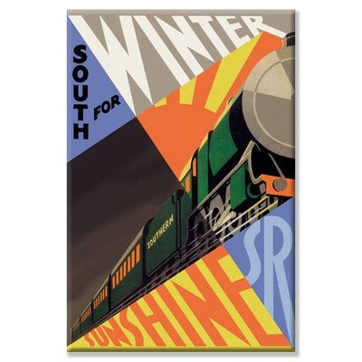 Buyenlarge South For Winter Sunshine Southern Railroad Canvas Wall