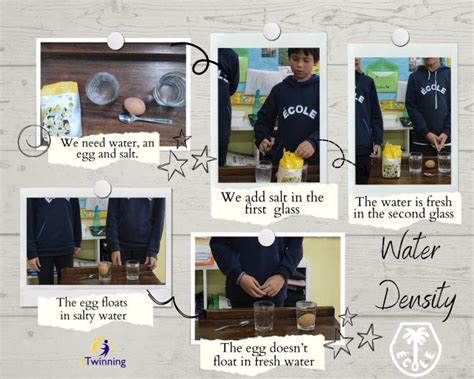 Science Experiment With Water Esep