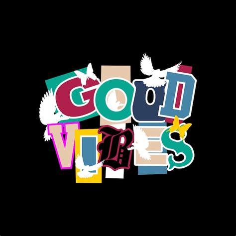 Premium Vector Goog Vibes Simple Vintage Fashion