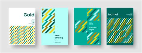 Desain Brosur Terisolasi Tata Letak Poster Modern Template Laporan