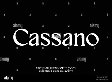 Modern Luxury Sharp Serif Alphabet Display Font Vector Elegant Serif Typography Style Stock Modern Luxury Sharp Serif Alphabet Display Font Vector Elegant Serif Typography Style Stock