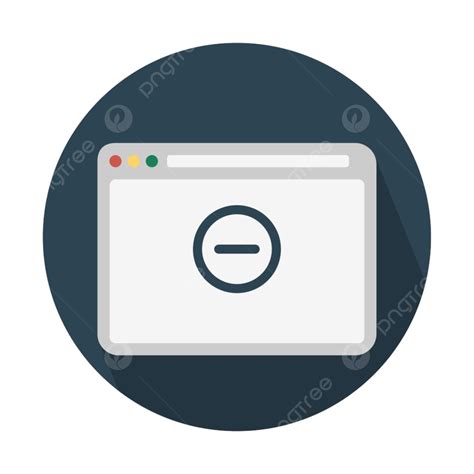 Hapus Tombol Tab Jendela Internet Tombol Minus Png Dan Vektor