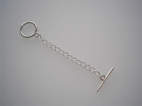 T Bar Toggle Extension Chain To Extend A Necklace Bracelet Or Anklet