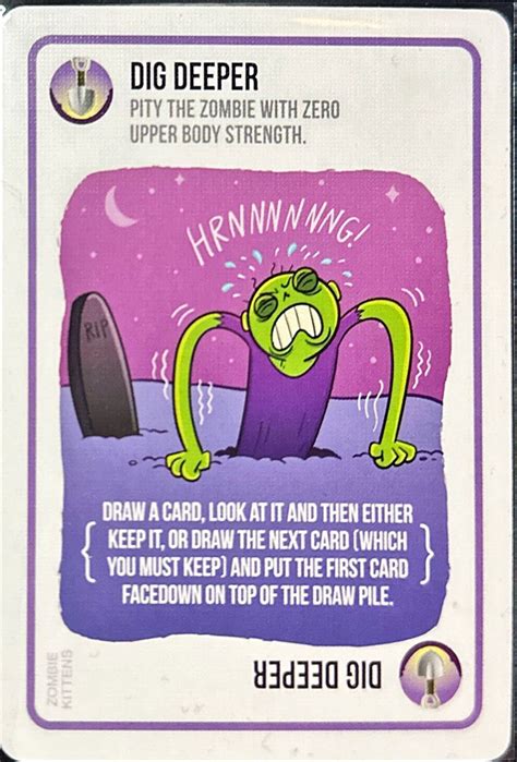 Dig Deeper Card Rules Exploding Kittens Here Be Kittens