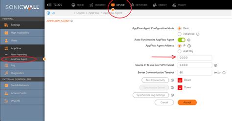 How To Add Firewall To Flow Based On Prem Analytics Sonicwall