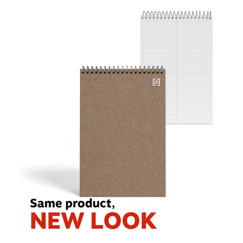 Tru Red™ Steno Pad 6 X 9 Gregg Ruled Kraft 80 Sheetspad Dozen