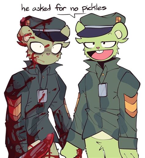 Flippy Y Fliqpy Happy Tree Friends Happy Tree Friends Flippy Happy