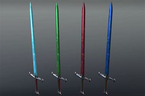 Swords PBR Precious D Weapons Unity Asset Store