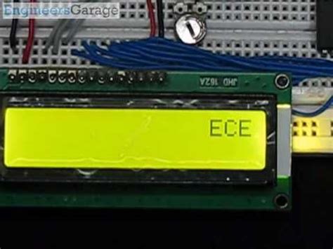 Video Text Animation On LCD Using Microcontroller AT C Microcontrollers Text