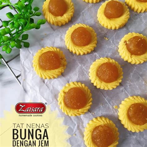 Biskut Tat Nenas Bunga ~ Zaisara