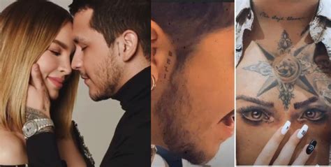 cómo quedaron los tatuajes que christian nodal tenía en honor a belinda infobae