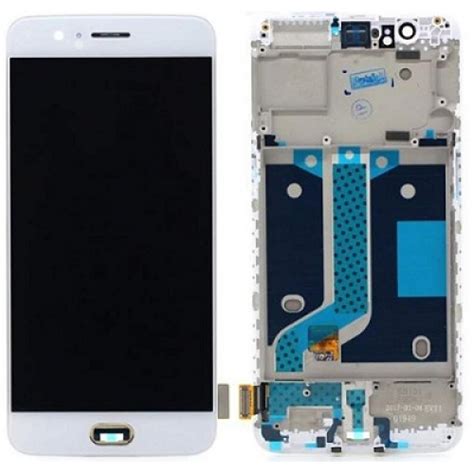 Oneplus LCD Screen With Frame Module White Cellspare