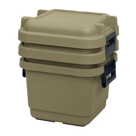 Astage Medium 18 Gallons 72 Quart Sand Weatherproof Heavy Duty Tote