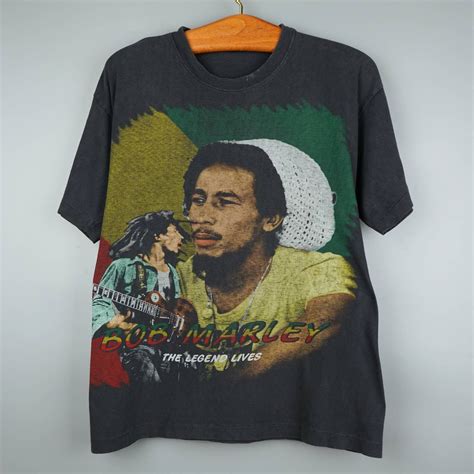 Vintage Bob Marley Rap Tee 1980s Single Stitch Grailed