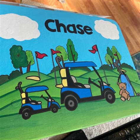 Golf Themed Furniture Etsy
