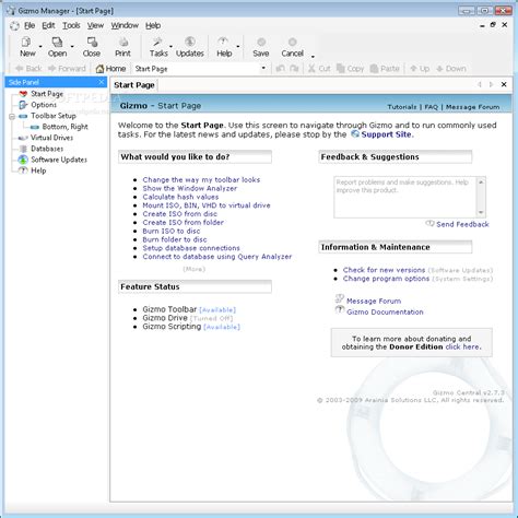 Gizmo Editor 279 Download Screenshots