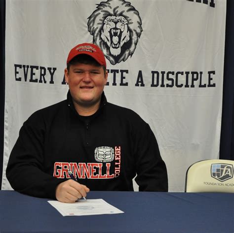 Grinnell College Football Connor Carson Foundation Academy