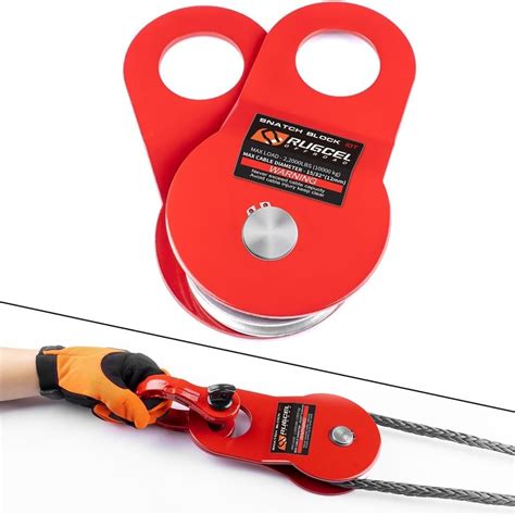 Mua Rugcel Winch 10t Heavy Duty Recovery Winch Snatch Block 22000lb