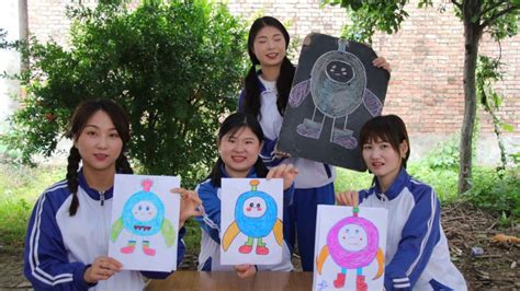 静静老师教小伙伴画蛋仔，用圆形就能画出可爱的蛋仔，快来学学吧情景剧校园好看视频