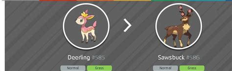 Pokemon Deerling Evolution Level