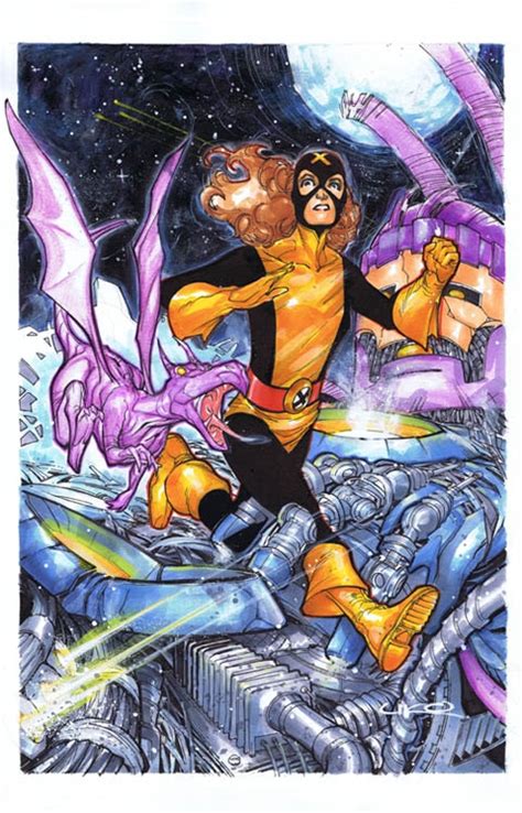 Marvel Comics Of The 1980s Kitty Pryde And Lockheed By Uko Smith