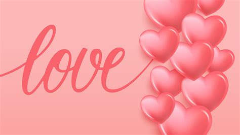 사랑 로맨틱한 배경 와 3d 빨간 하트 기호 와 손글씨 Velentines 일 또는 결혼식 날 그래픽 디자인 0명에 대한 스톡 벡터 아트 및 기타 이미지 Istock