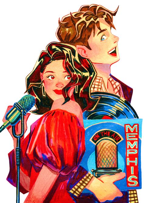 Kath Illust 뮤지컬 멤피스 굿즈 일러스트 디자인