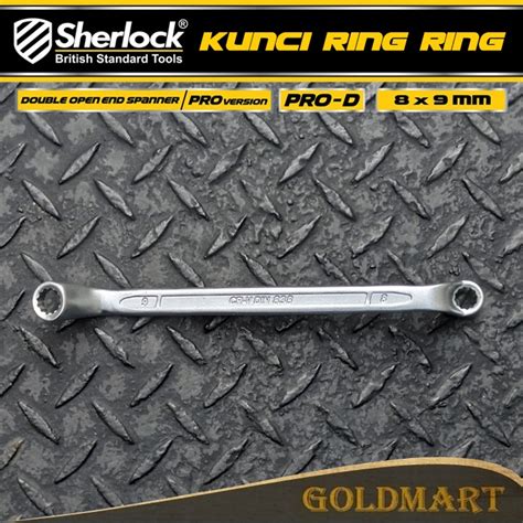 Jual Kunci Ring Ring Pro D Series Uk X Mm Original Sherlock Pcs Shopee Indonesia