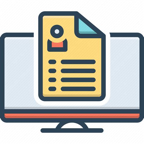 Application Monitor Screen File Software Program Request Paper Icon Download On Iconfinder