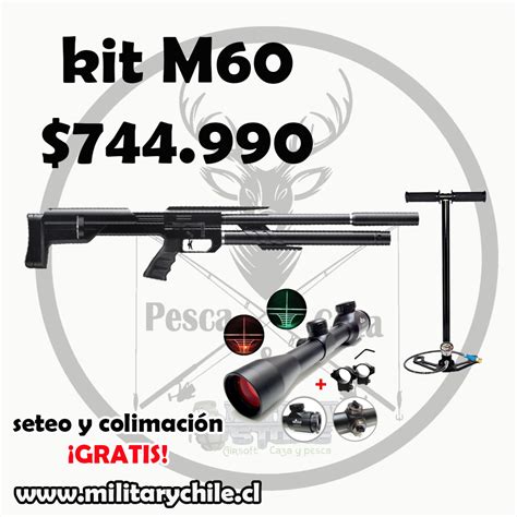 Kit M60 Bombinmira Military Chile