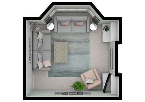3d Floor Plan Examples Top View Dollhouse Site View Floorplanner