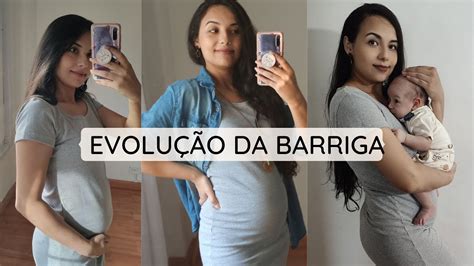EvoluÇÃo Da Barriga Na Gravidez Youtube