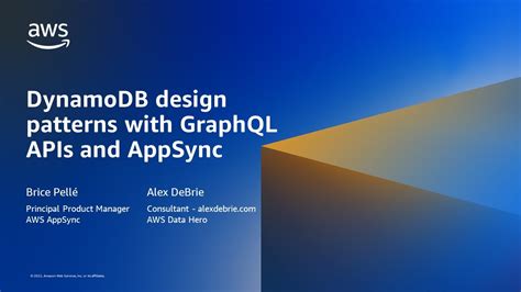 Dynamodb Design Patterns With Graphql Apis And Appsync Aws Online