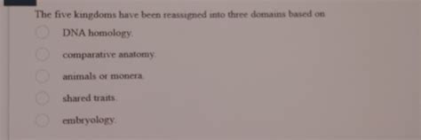 Solved The Five Kingdoms Have Been Reassigned Into Three Chegg